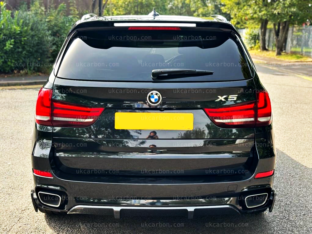 BMW X5 Carbon Kit M Performance Rear Bumper Diffuser Body Fibre F15 by ...