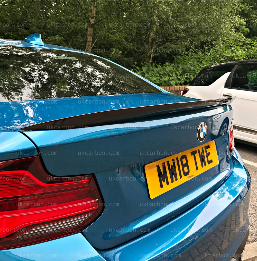 BMW M2 Spoiler Carbon M Performance Boot Lid Style F87 Competition by ...