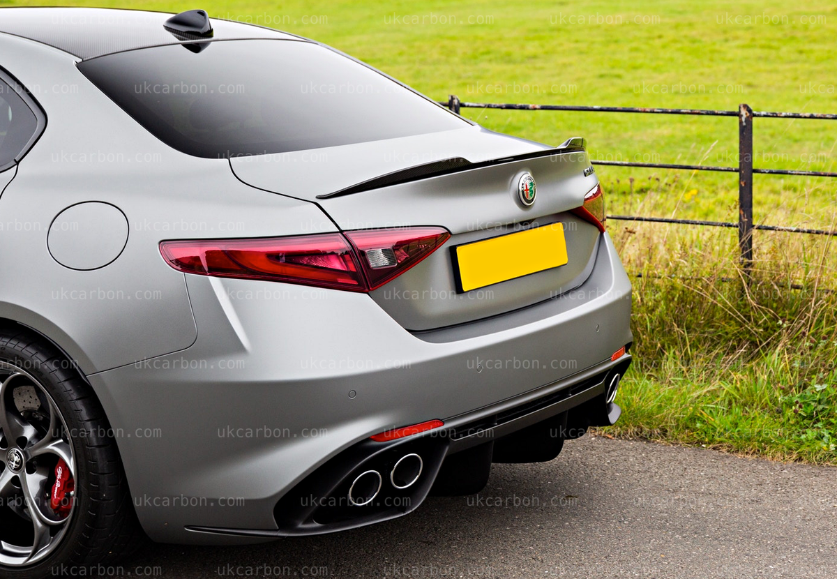 Alfa Romeo Giulia Carbon Fibre Spoiler by UKCarbon | UKCarbon
