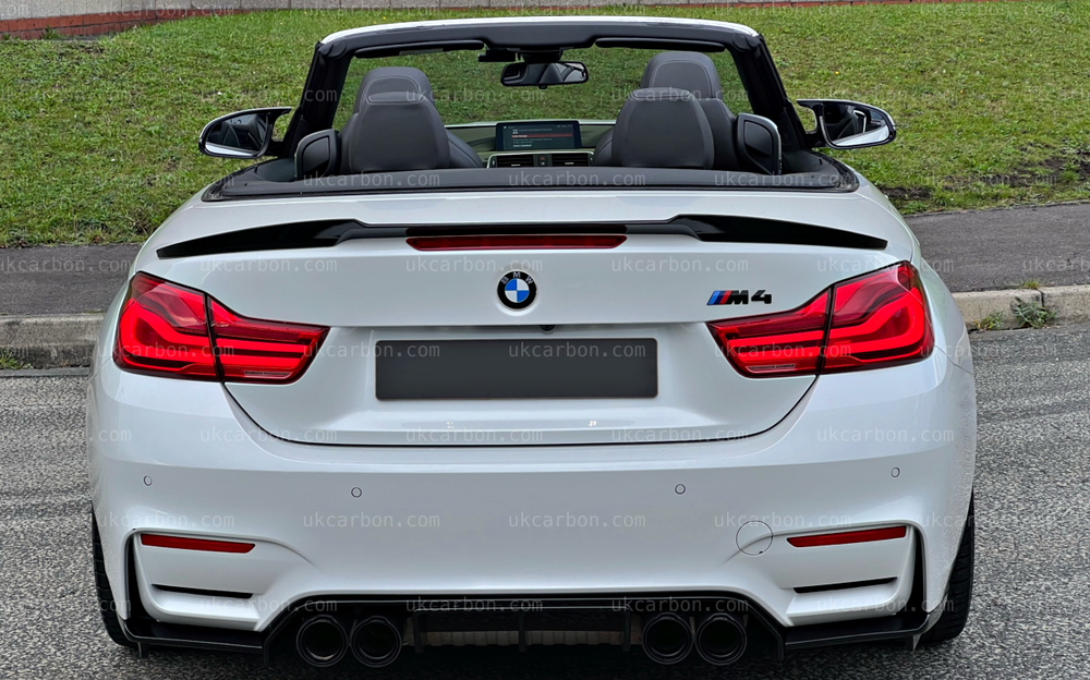 BMW M4 Carbon Spoiler Convertible Rear Boot Lid M4 Style Spoiler F83 by ...