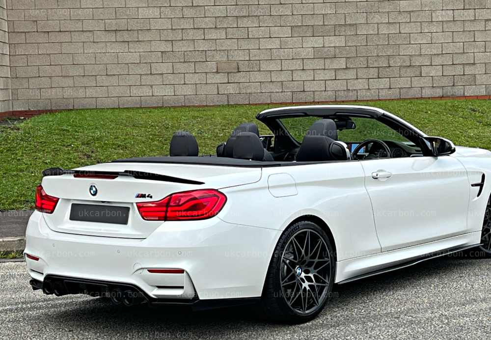 BMW M4 Carbon Spoiler Convertible Rear Boot Lid M4 Style Spoiler F83 by ...