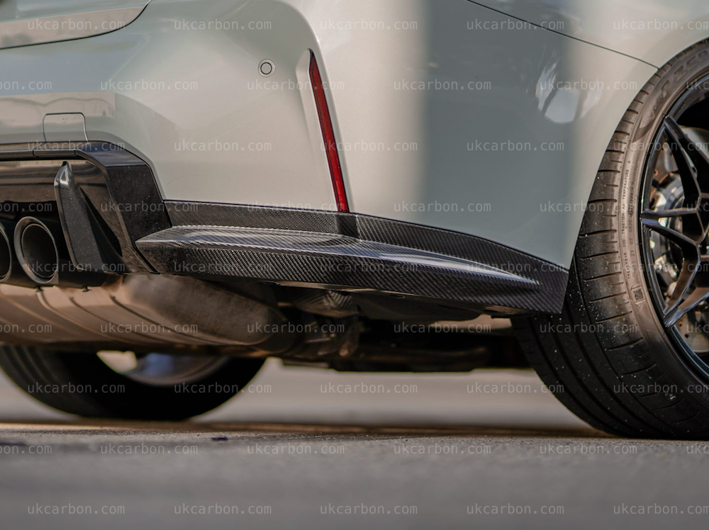 BMW M3 G80 Carbon Diffuser Rear M Performance Bumper OEM Insert G80 by ...
