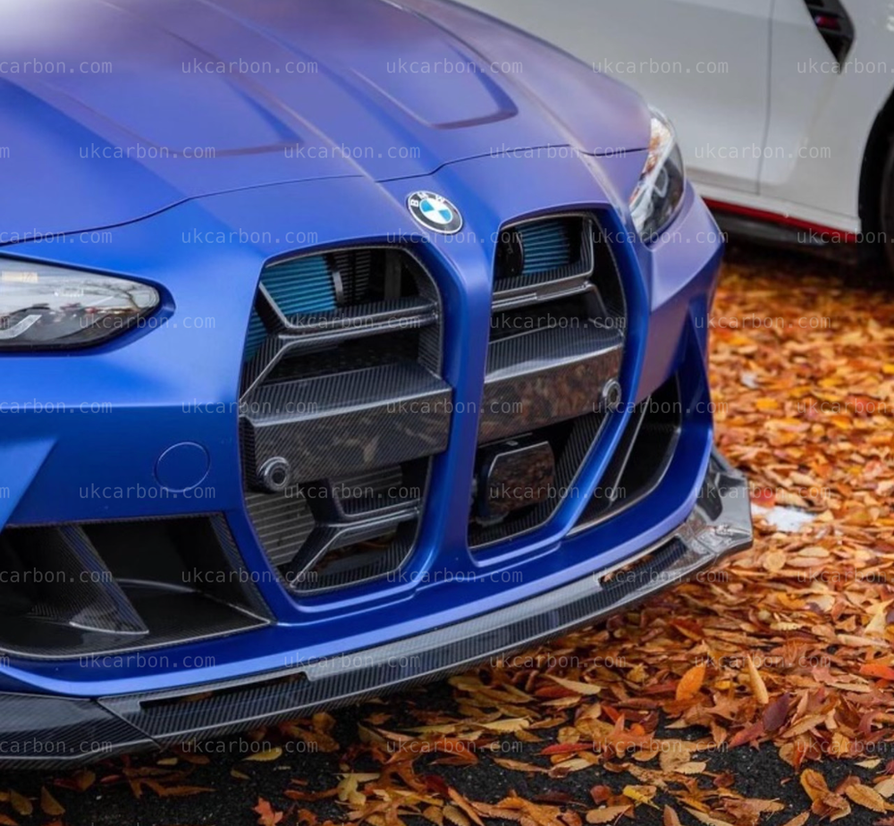BMW M3 M4 CSL Style Grille Carbon Fibre G80 G81 G82 G83 With ACC by UK