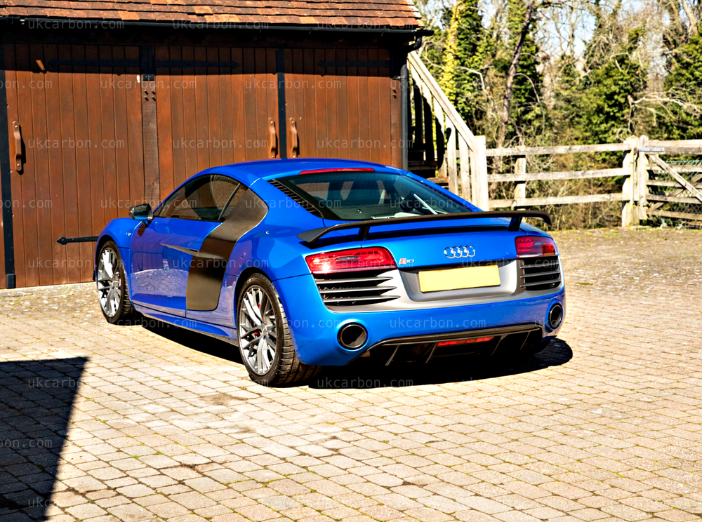 Audi R8 V8 V10 Carbon Fibre Rear Wing Spoiler OEM Style 2008 - 2014 by UKCarbon | UKCarbon
