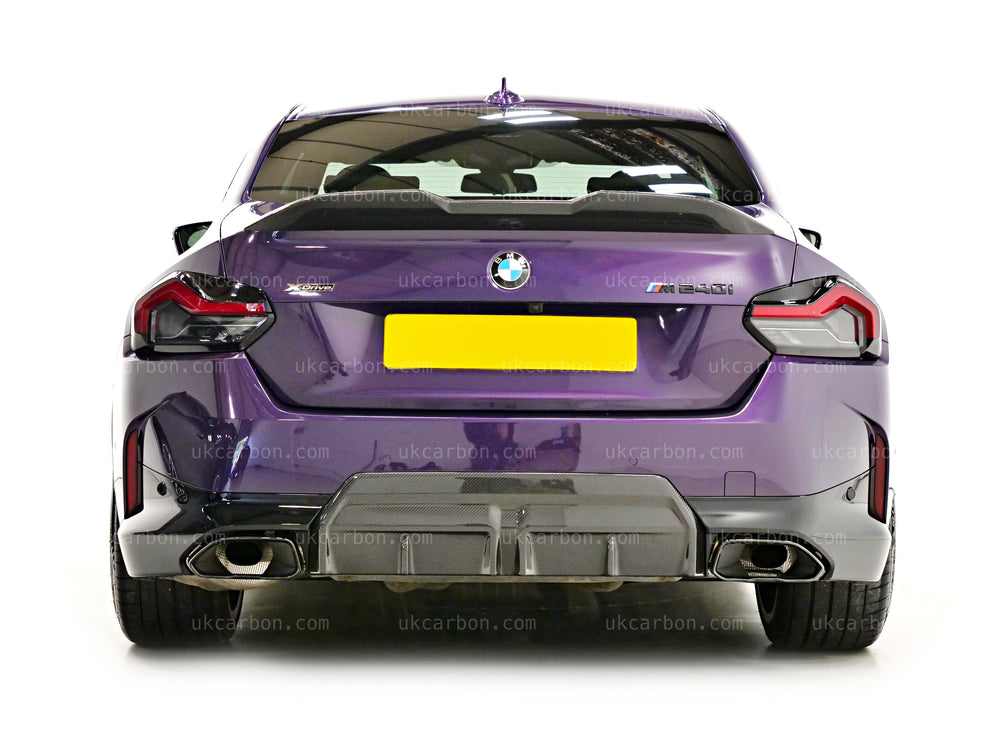 BMW 2 Series M240i Spoiler G42 Carbon Fibre Front Body Kit by UKCarbon | UKCarbon