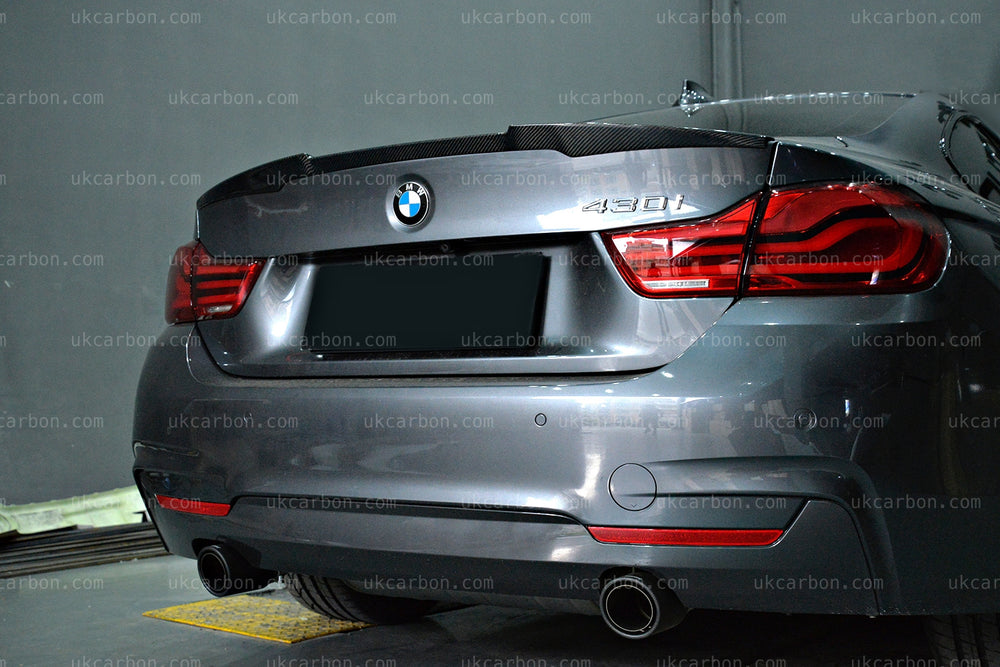 BMW 4 Series Spoiler Carbon M Performance Boot Lid M4 Style F32 Coupe ...