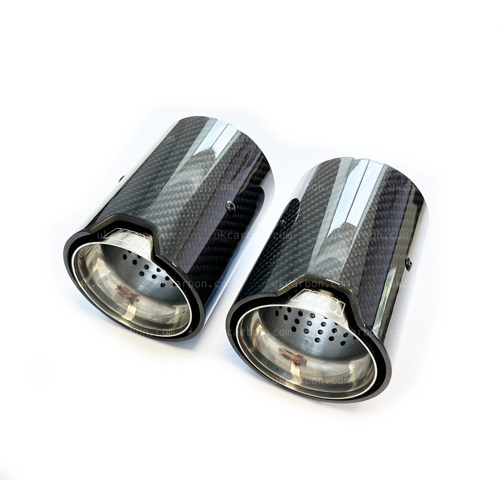 BMW M Performance Carbon Fibre Exhaust Tips BMW M335i M340i M435i M440i ...