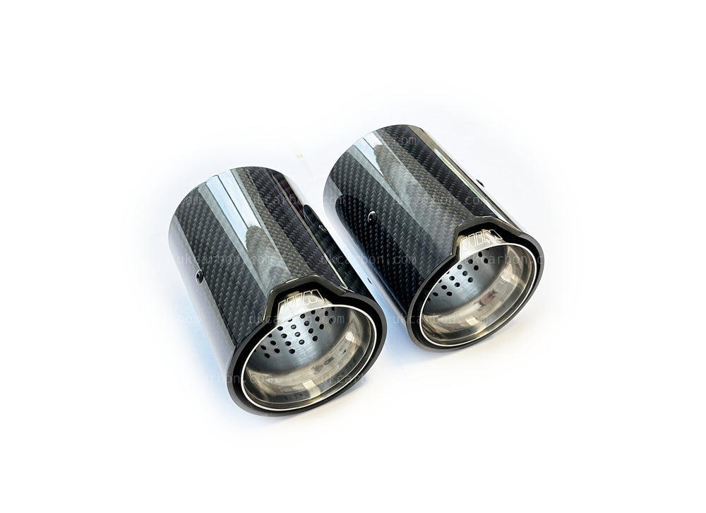 BMW M Performance Carbon Fibre Exhaust Tips BMW M335i M340i M435i M440i ...