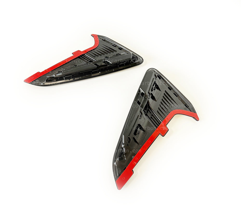 BMW X3 X3M Gloss Black Fender Vents Upgrade Cover Replacement G01 by ...