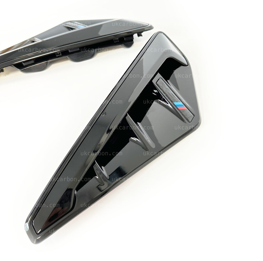BMW X5 X5M Gloss Black Fender Vents Upgrade Cover Replacement G05 by ...